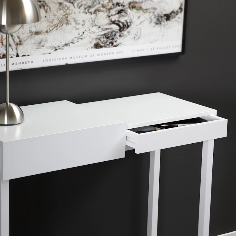 White Laptop Desk