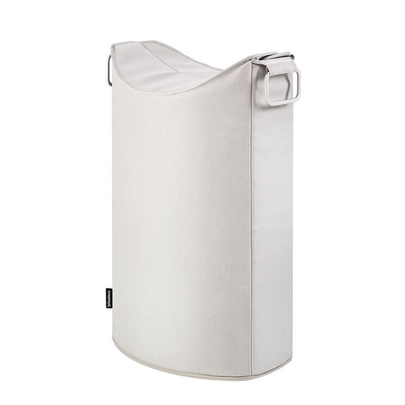 Slim white laundry basket store