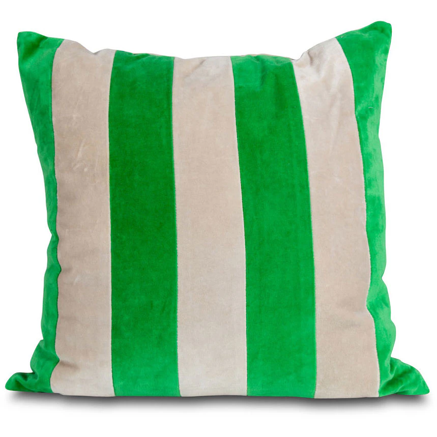 Pathi Pillow Green / Beige, 45x45 cm from ByON | RoyalDesign.co.uk