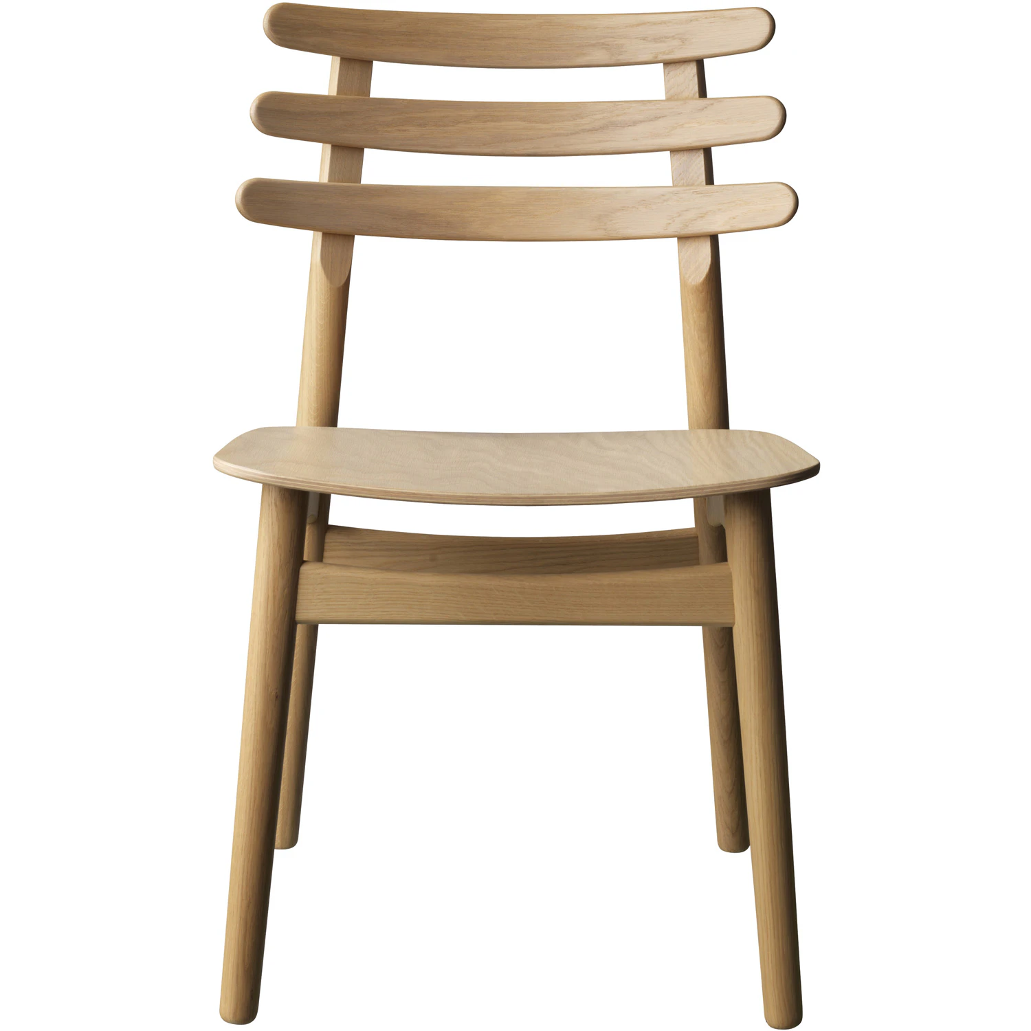 J48 Dining Chair , Lacquered Oak from FDB Møbler | RoyalDesign.co.uk