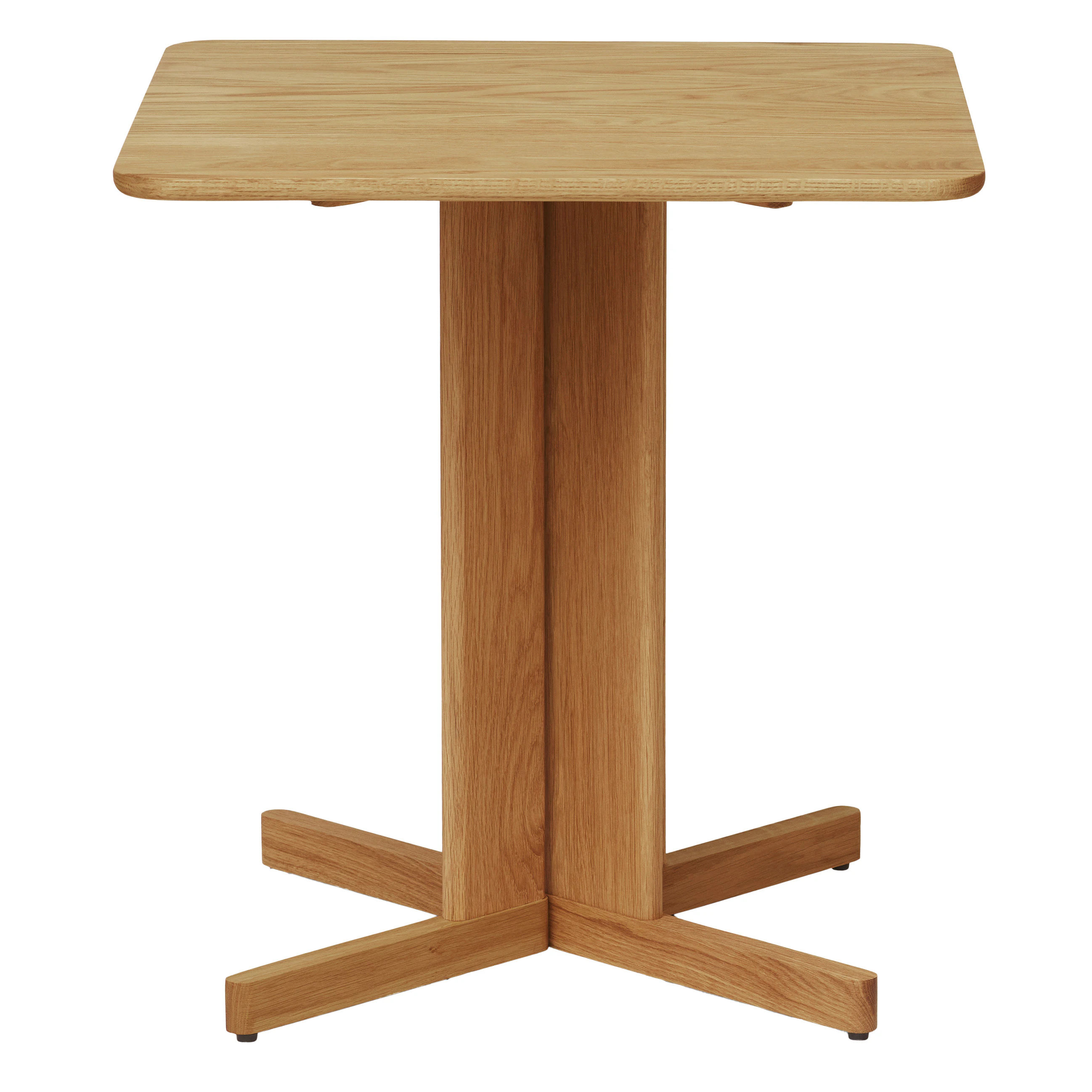 Trefoil Table 68x68 cm, Oak from Form & Refine | RoyalDesign.co.uk