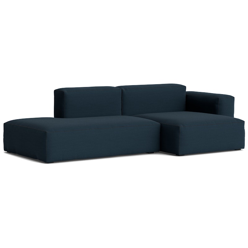 Mags Soft Low 2.5 seater Sofa Comb. 3 Right Divan Steelcut Trio 796 Black Stitching
