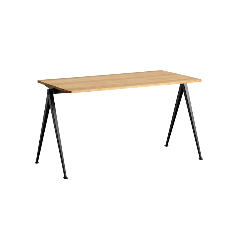 Pyramid Desk 01 140X65 Black Frame Clear from HAY RoyalDesign