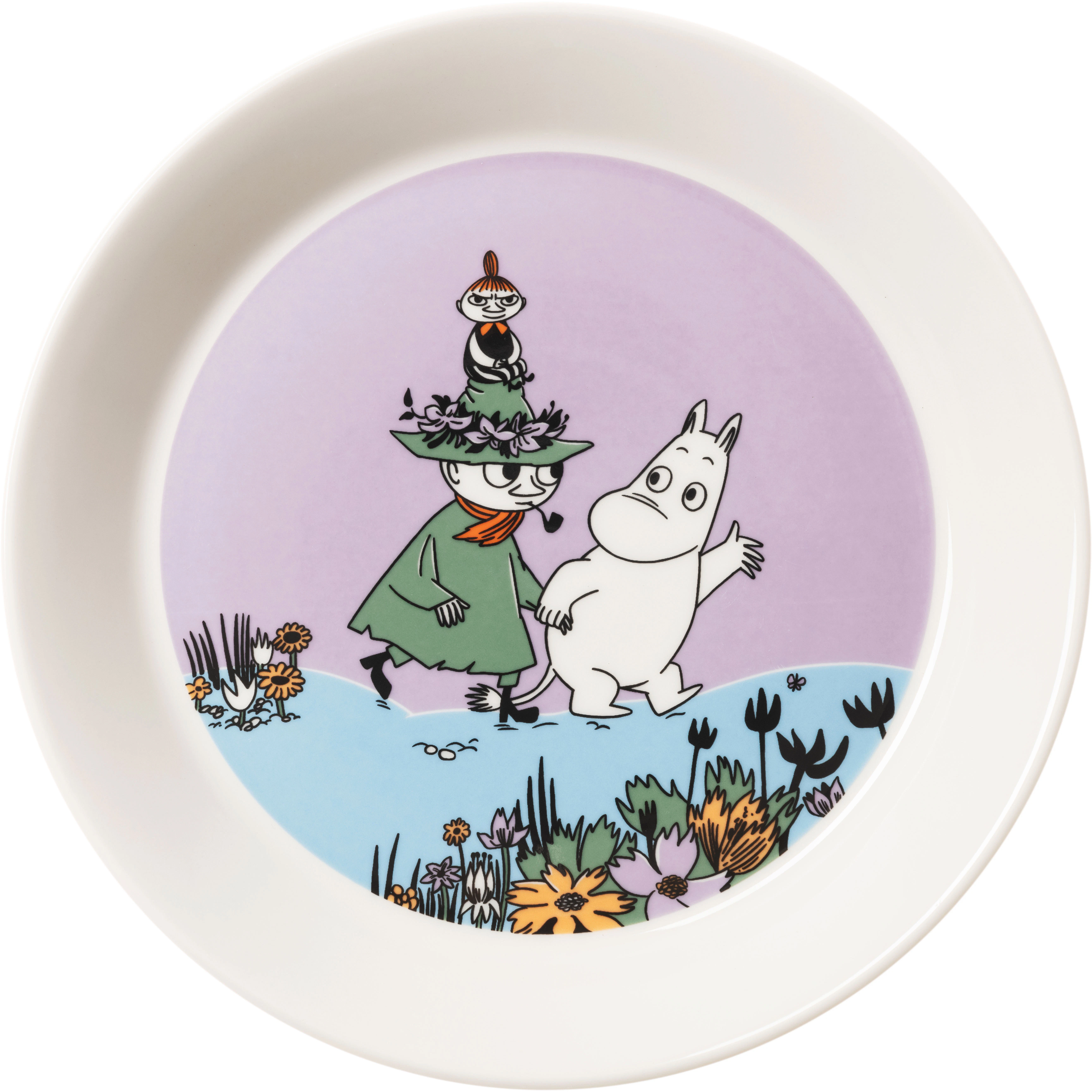 Moomin Plate Friends Forever 19 cm | RoyalDesign.co.uk