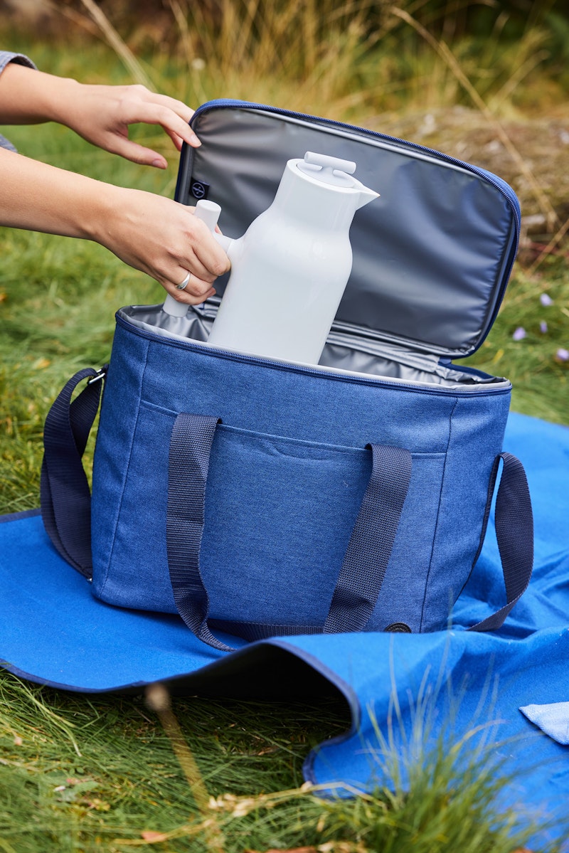 Lunch bag blue store