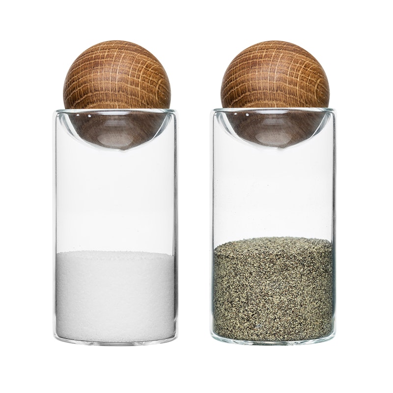 Oak Salt Pepper Set 2 pcs