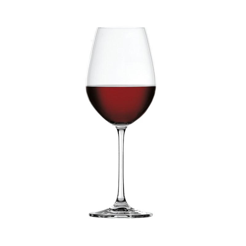Red wine in a glass store