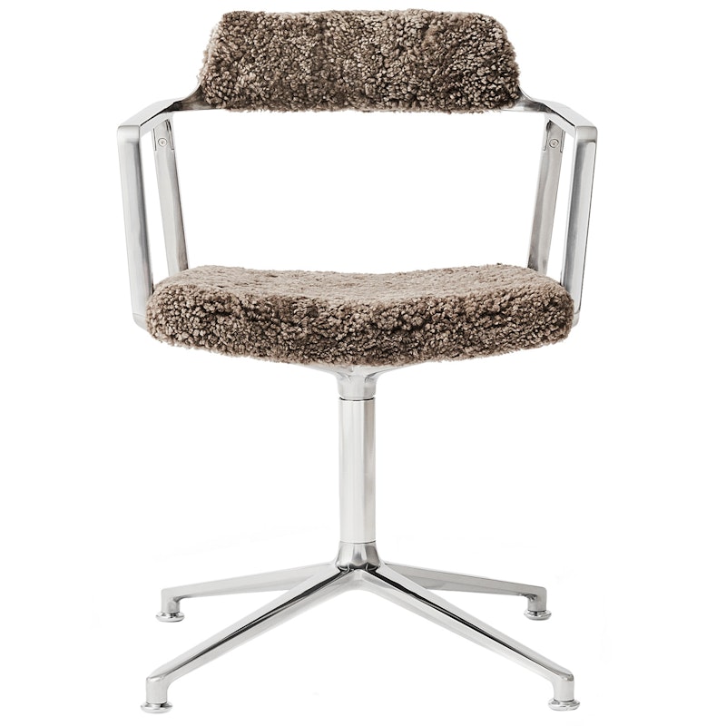 Sheepskin swivel chair store